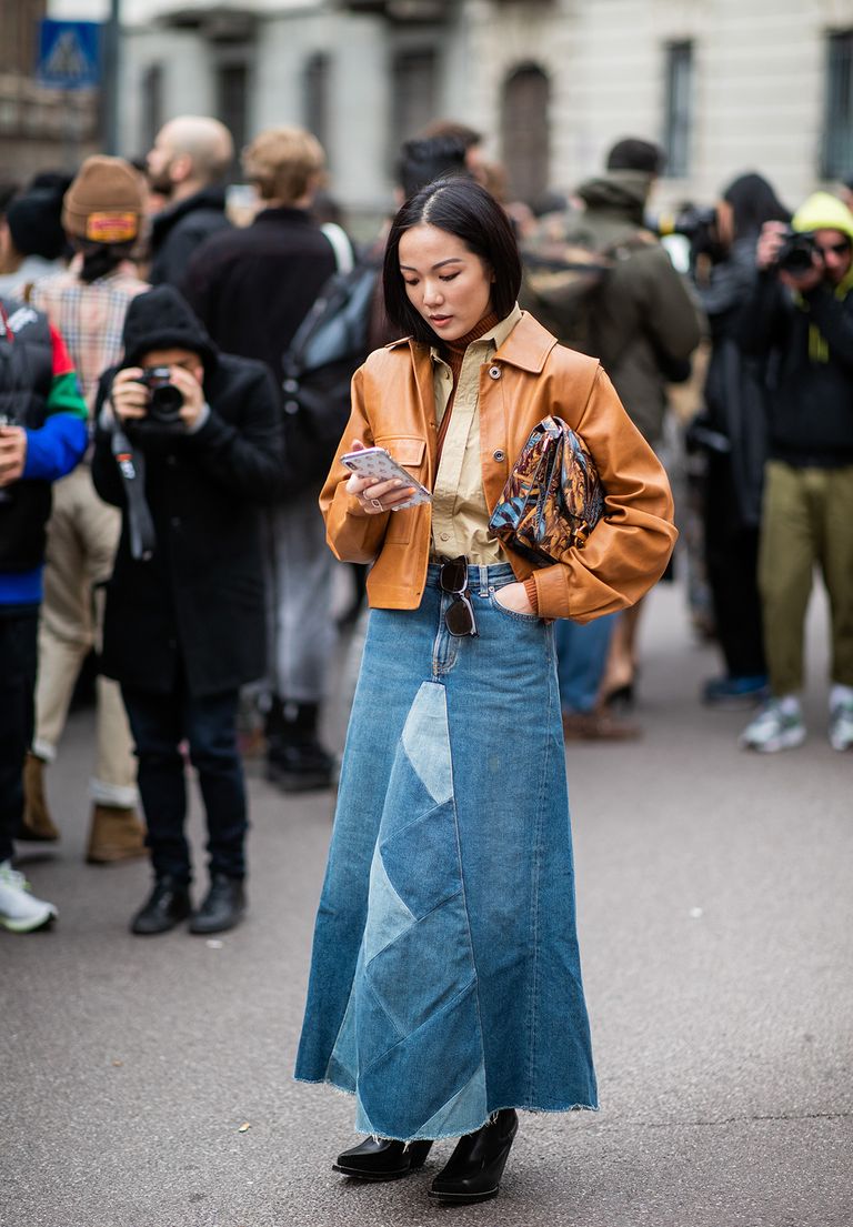 Patchwork Denim Is the Trend Huge Designers Are Revisiting | Who What Wear