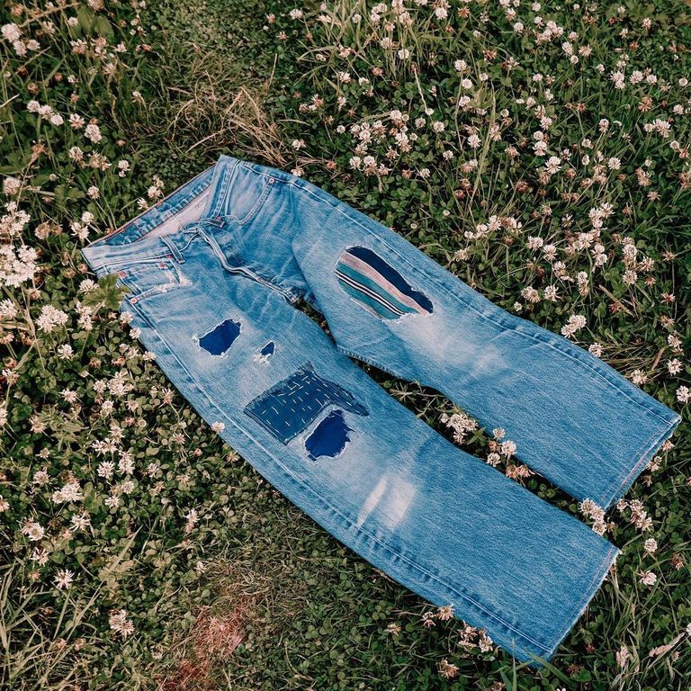 Patchwork Denim Is the Trend Huge Designers Are Revisiting | Who What Wear