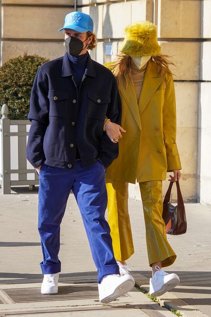 Hailey and Justin Bieber Reached Peak Couple Style in Paris | Who What Wear