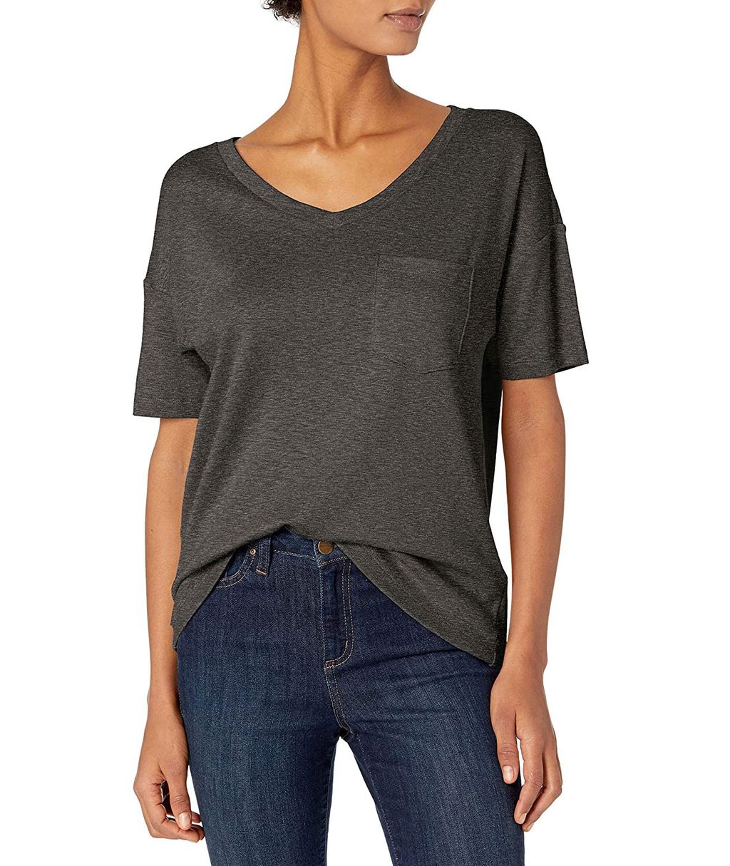 The 3 Best V-Necks on Amazon, Hands Down | Who What Wear