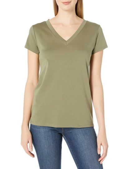 The 3 Best V-Necks on Amazon, Hands Down | Who What Wear