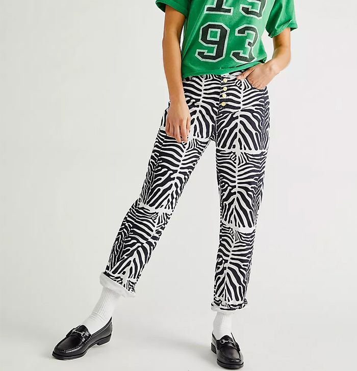 We've Found the Best Printed Jeans to Shop Right Here | Who What Wear