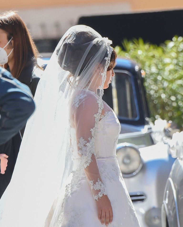 Lady Gaga Just Wore a Stunning Wedding Dress for a Movie | Who What Wear