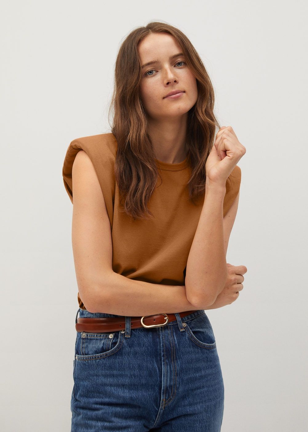 24 Padded-Shoulder T-Shirts Fashion Can't Get Enough Of | Who What Wear