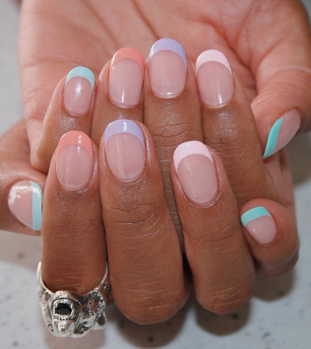 The 26 Best Colorful French Manicure Ideas to Try Now | Who What Wear