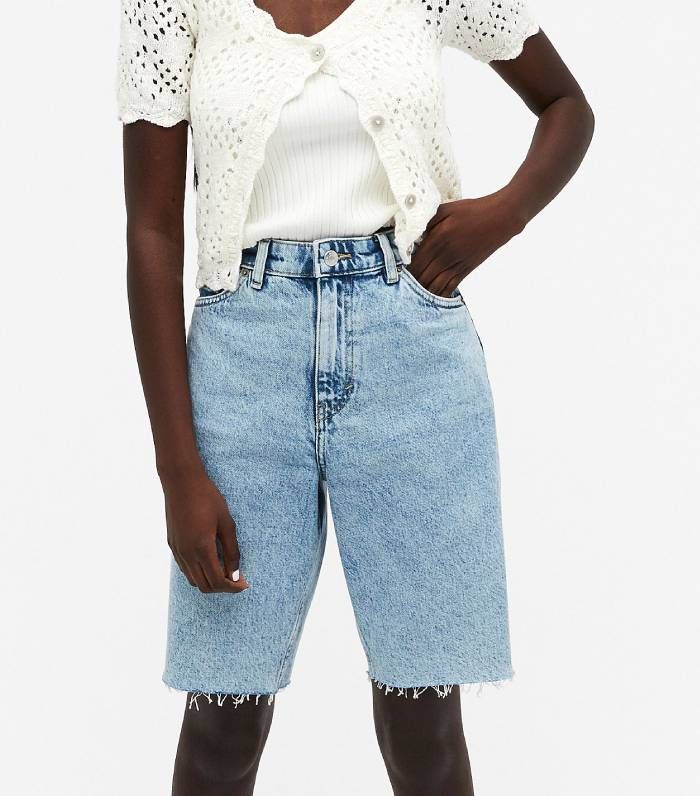 15 Best Long Jean Shorts and How to Wear Them for Summer | Who What Wear