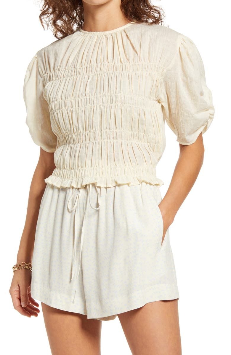 The 28 Best Shirred Tops That Will Go With Everything | Who What Wear