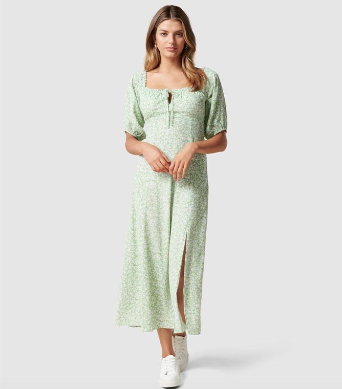 Whistles Just Re-Created Rachel Green's Iconic Green Dress | Who What Wear