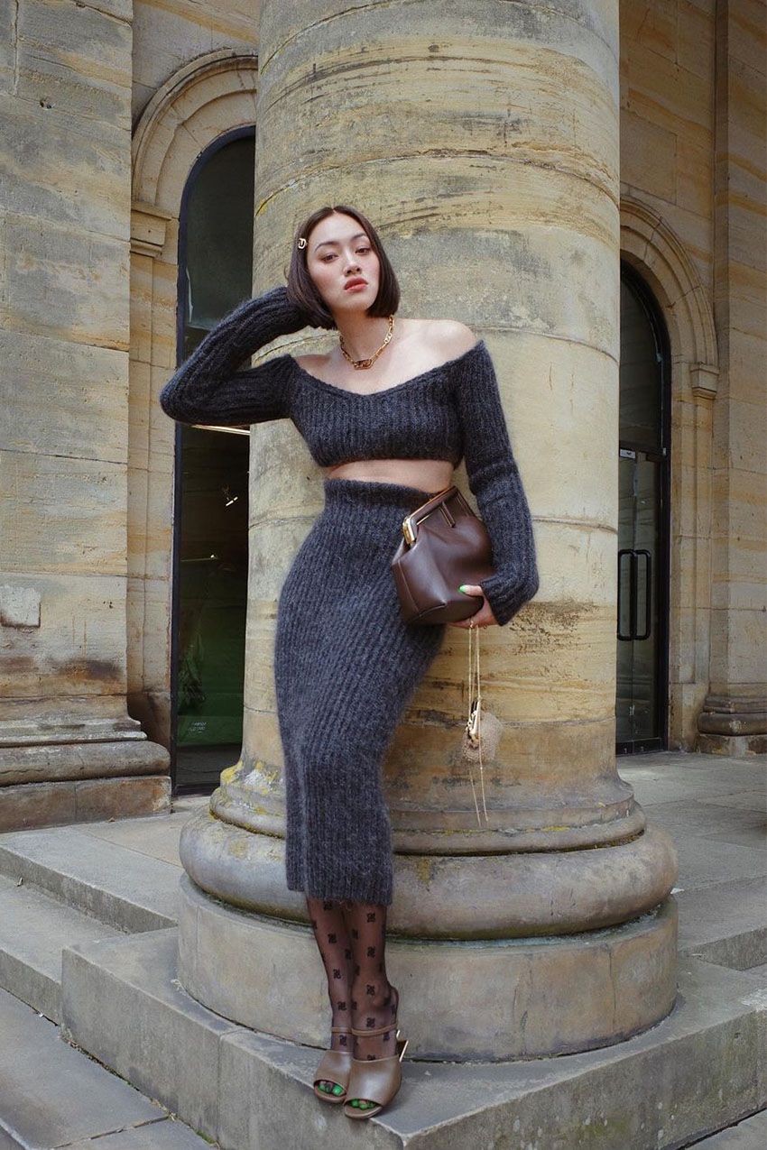 The Skirt-and–Crop-Top Sets That Are Defining Fall 2021 | Who What Wear