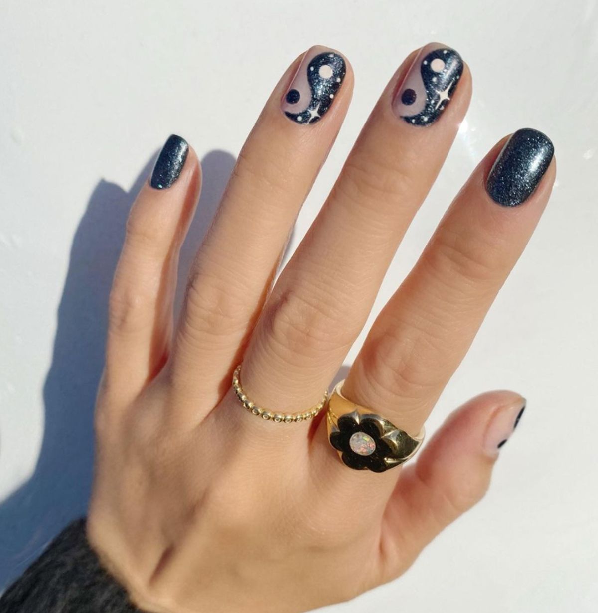 The 15 Best Black Nail Designs That Are Simple and Chic | Who What Wear