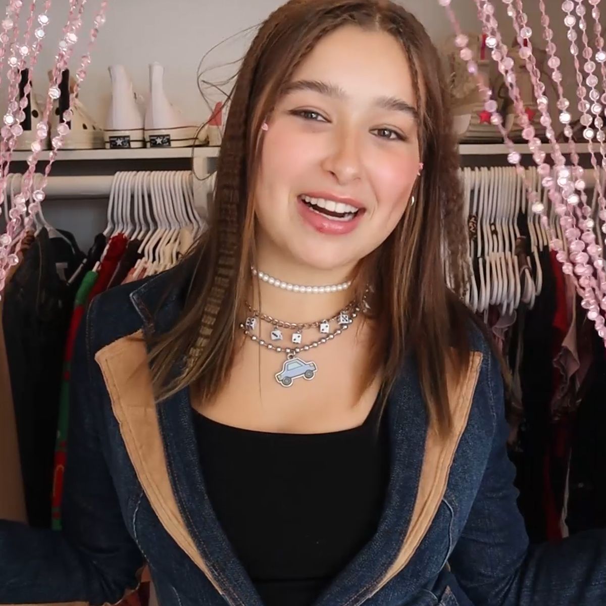 Shop TikTok Star Caroline Ricke's Thrifted 2000s Closet | Who What Wear