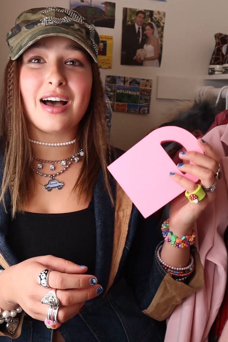 Shop TikTok Star Caroline Ricke's Thrifted 2000s Closet | Who What Wear