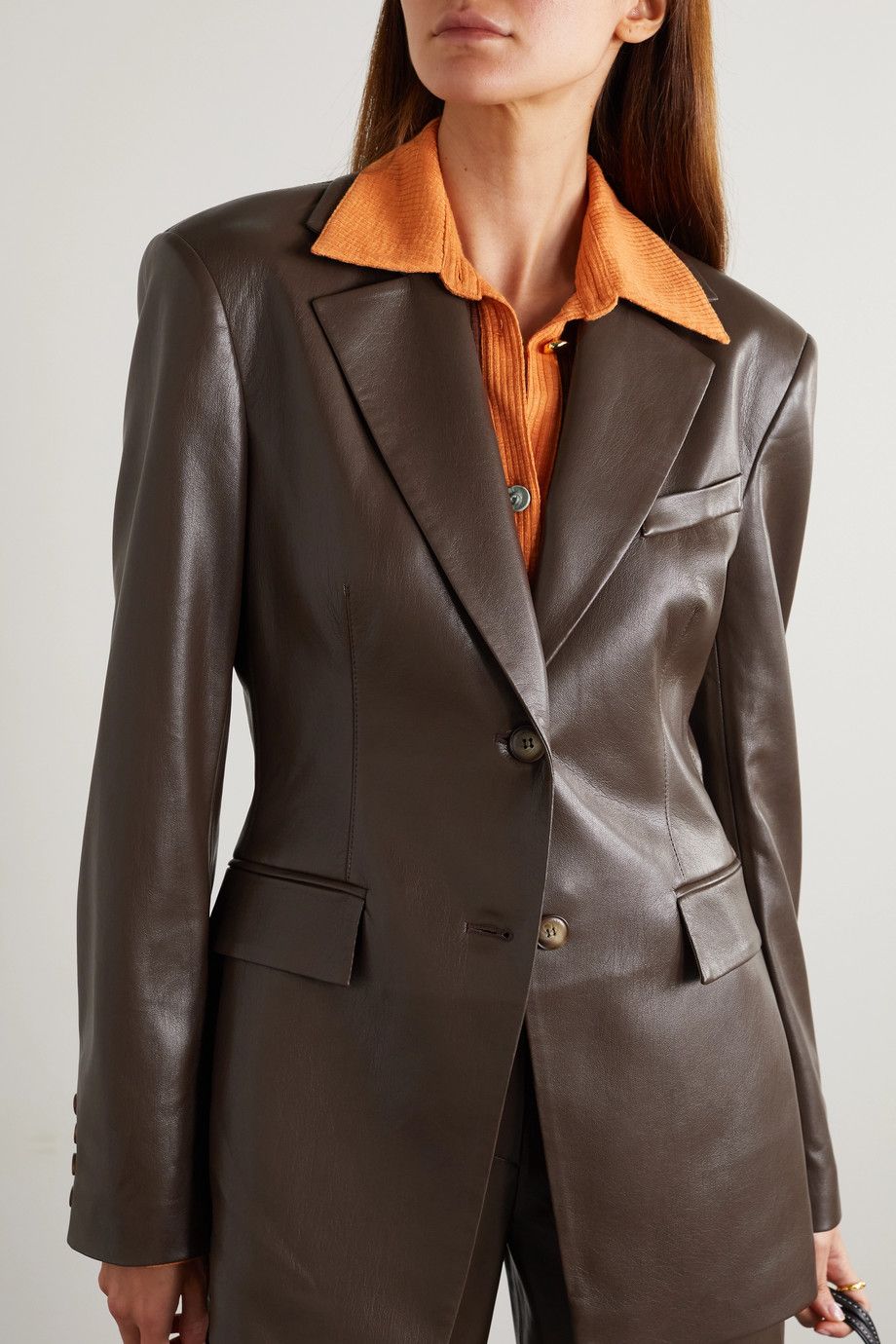 7 Stylish Leather Outfits We're Wearing This Fall | Who What Wear