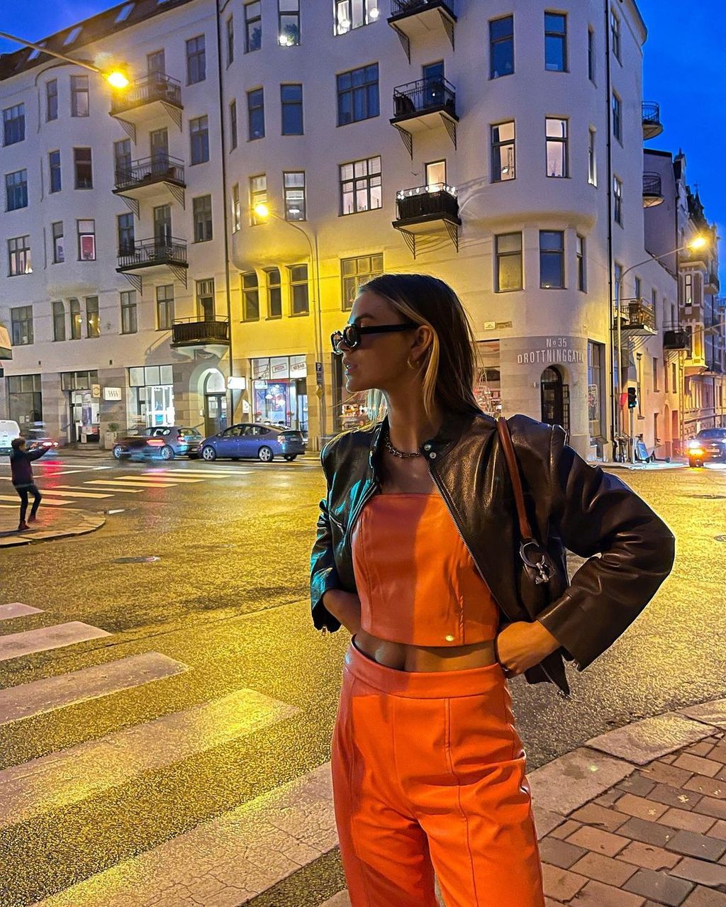 7 Ways to Try to Colorful Leather Trend | Who What Wear