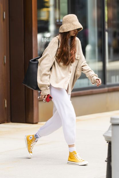 Dakota Johnson Wore Converse With the Outfit I'd Wear 24/7 | Who What Wear