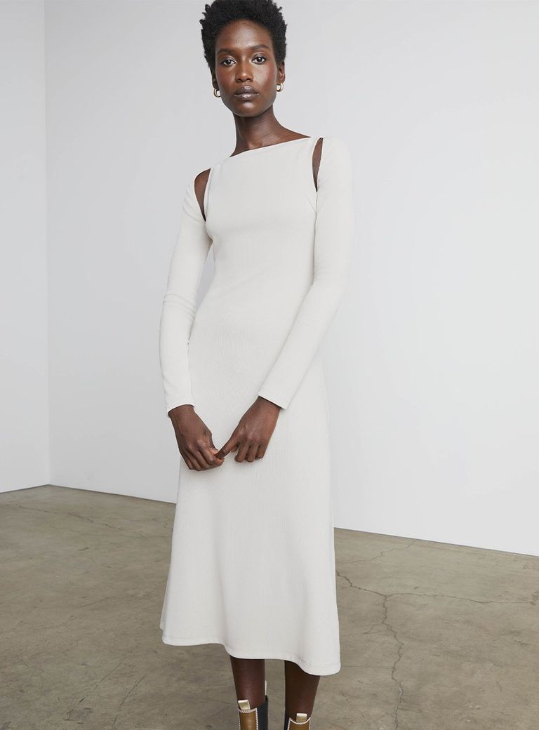The 18 Best Ribbed-Knit Dresses We're Wearing in 2021 | Who What Wear