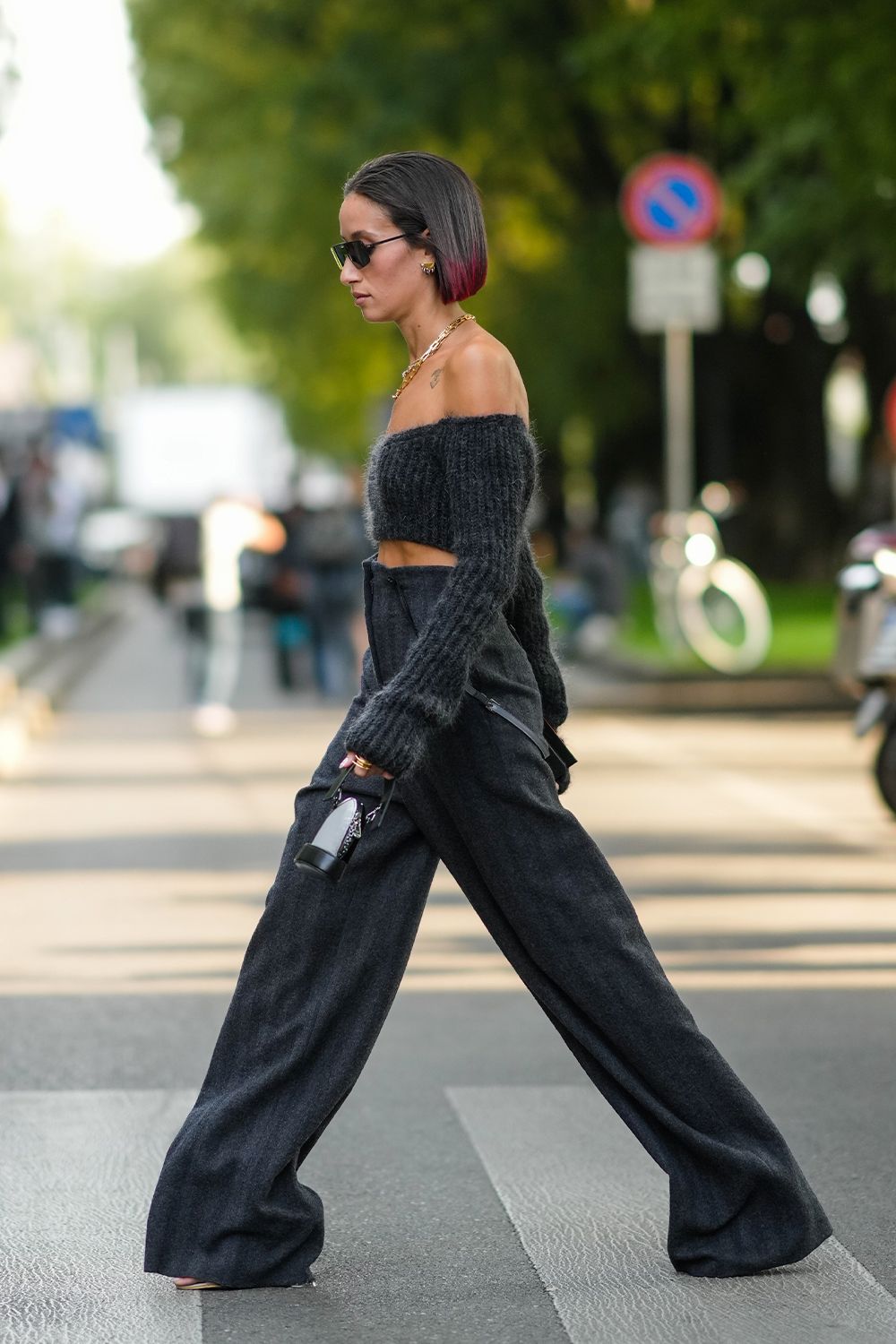 The Off-the-Shoulder Knit Sweater Trend Is Making a Comeback | Who What ...