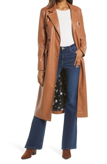 23 Long Leather Jackets to Wear This Season | Who What Wear