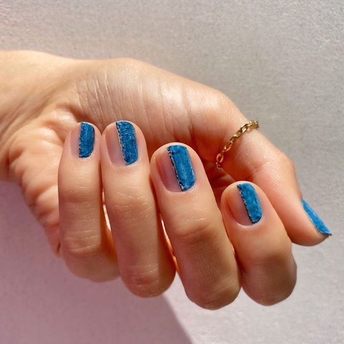 The 20 Chicest Blue Nail Designs for 2022 | Who What Wear