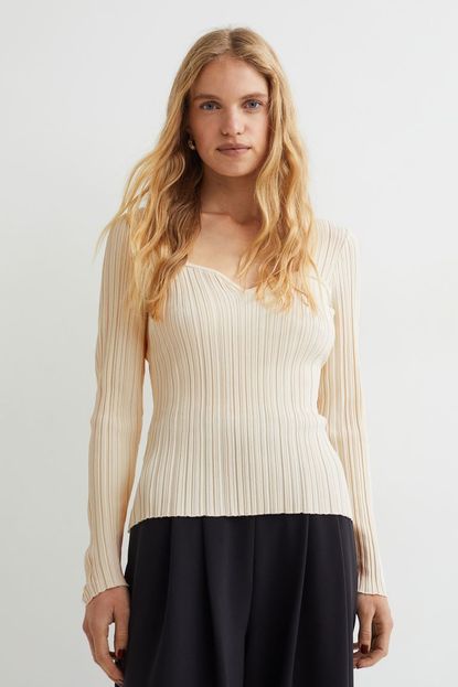 The 23 Best Ribbed Knit Tops That Are Ageless and Versatile | Who What Wear