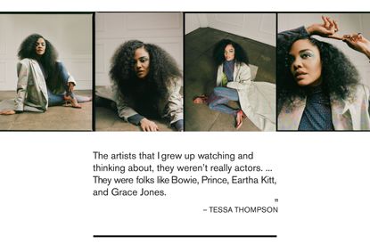 Tessa Thompson on Passing, Telling Black Stories, and Style | Who What Wear
