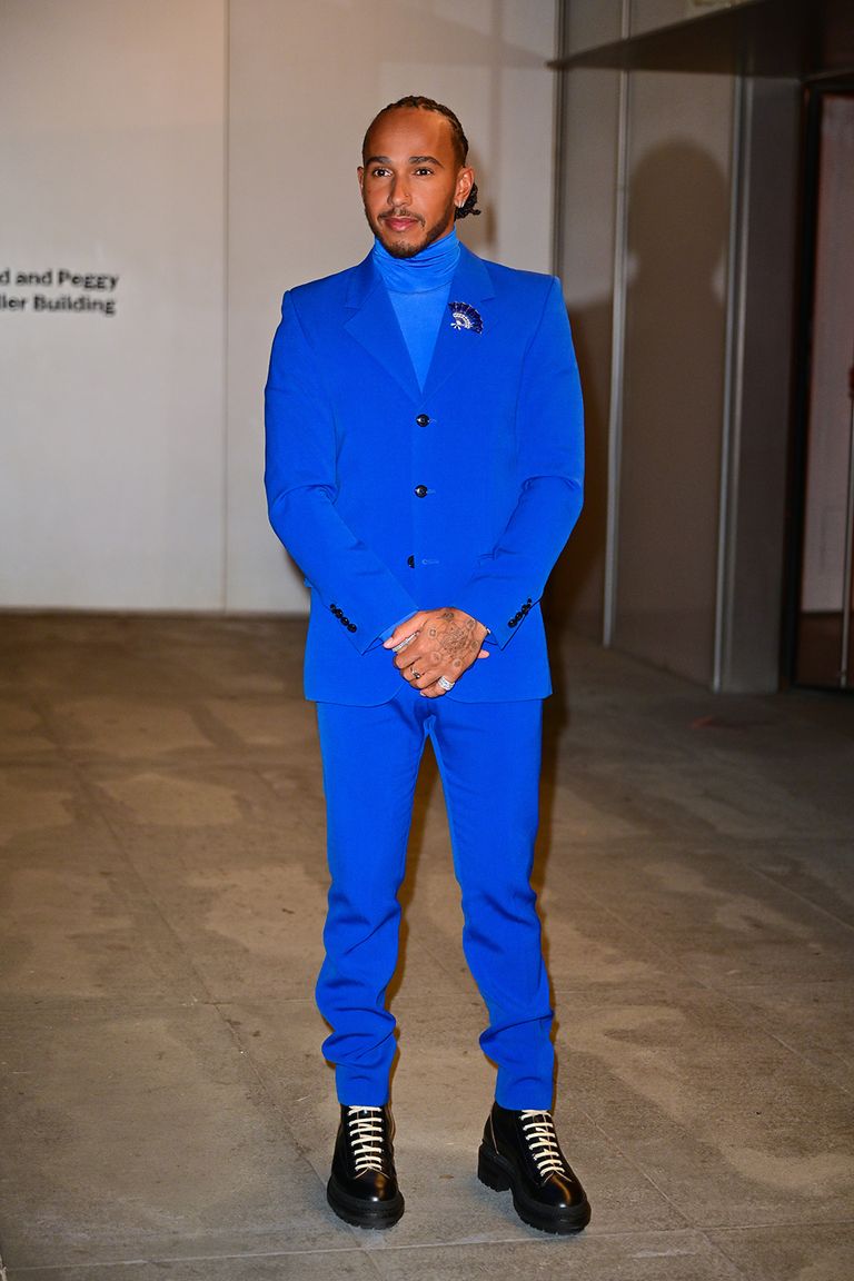 Lewis Hamiltons Styles Topped Our 2021 Best Dressed List Who What Wear