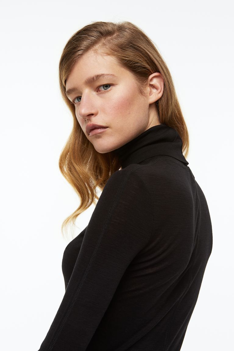 6 Ways to Style a Black Roll-Neck for Winter | Who What Wear