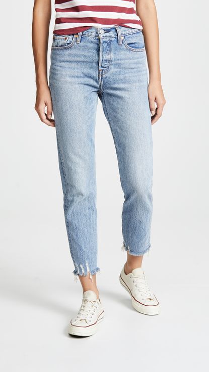 The 20 Best Raw-Hem Denim Jeans for Women | Who What Wear