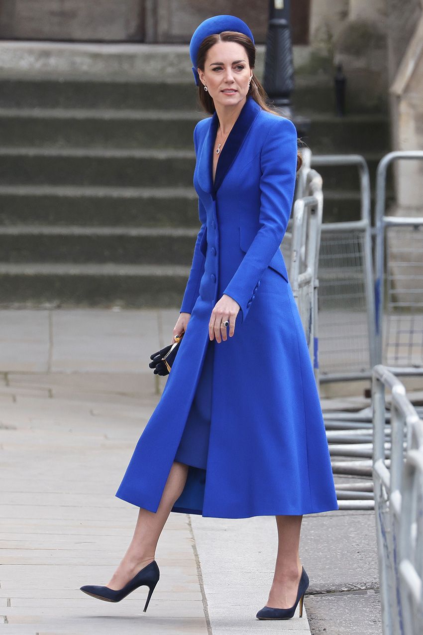Kate Middleton Wore the Pretty Cobalt-Blue Color Trend | Who What Wear