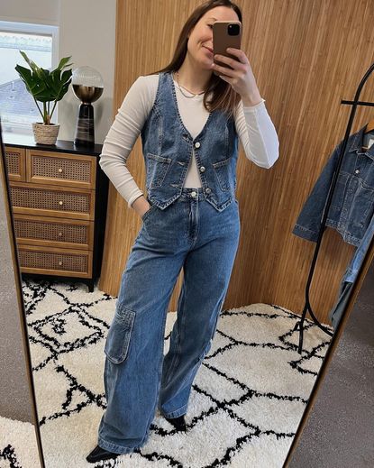 How to Style Double Denim Like a Fashion Expert | Who What Wear