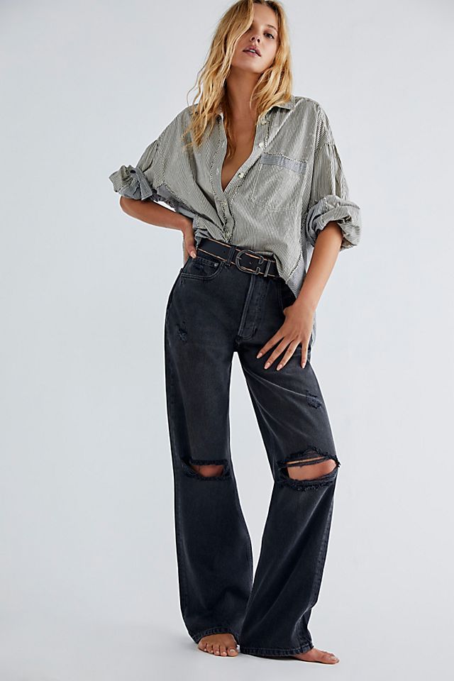 The 25 Best Gray Jeans and How to Style Them | Who What Wear