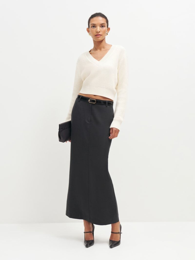 The 27 Best Column Skirts and How to Wear Them | Who What Wear