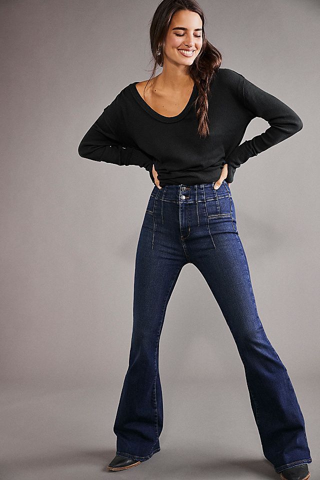 6 Shoe Styles to Wear With Flare Jeans | Who What Wear UK