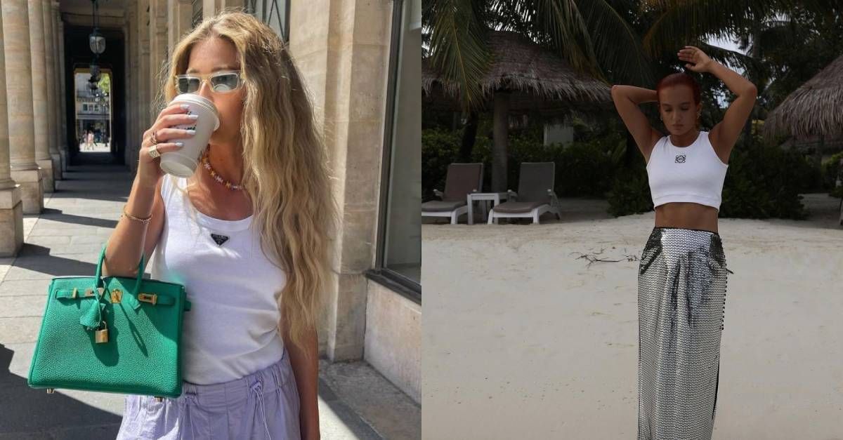 23 Designer Logo Tank Tops to Consider Investing In This Summer | Who ...