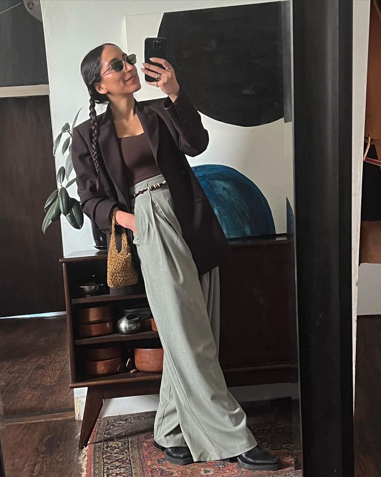 7 Puddle Pants Outfits to Wear If You're Tired Of Your Jeans | Who What ...