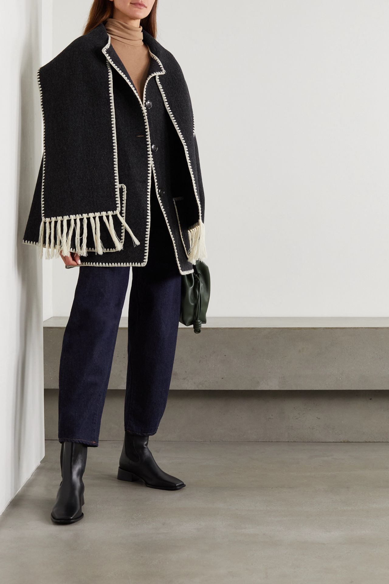 27 Coats With Built-In Scarves | Who What Wear