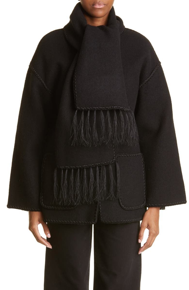 27 Coats With Built-In Scarves | Who What Wear