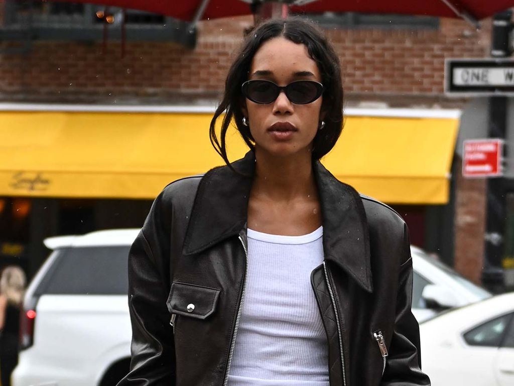Laura Harrier Wore the Easiest Fall Outfit to Copy | Who What Wear
