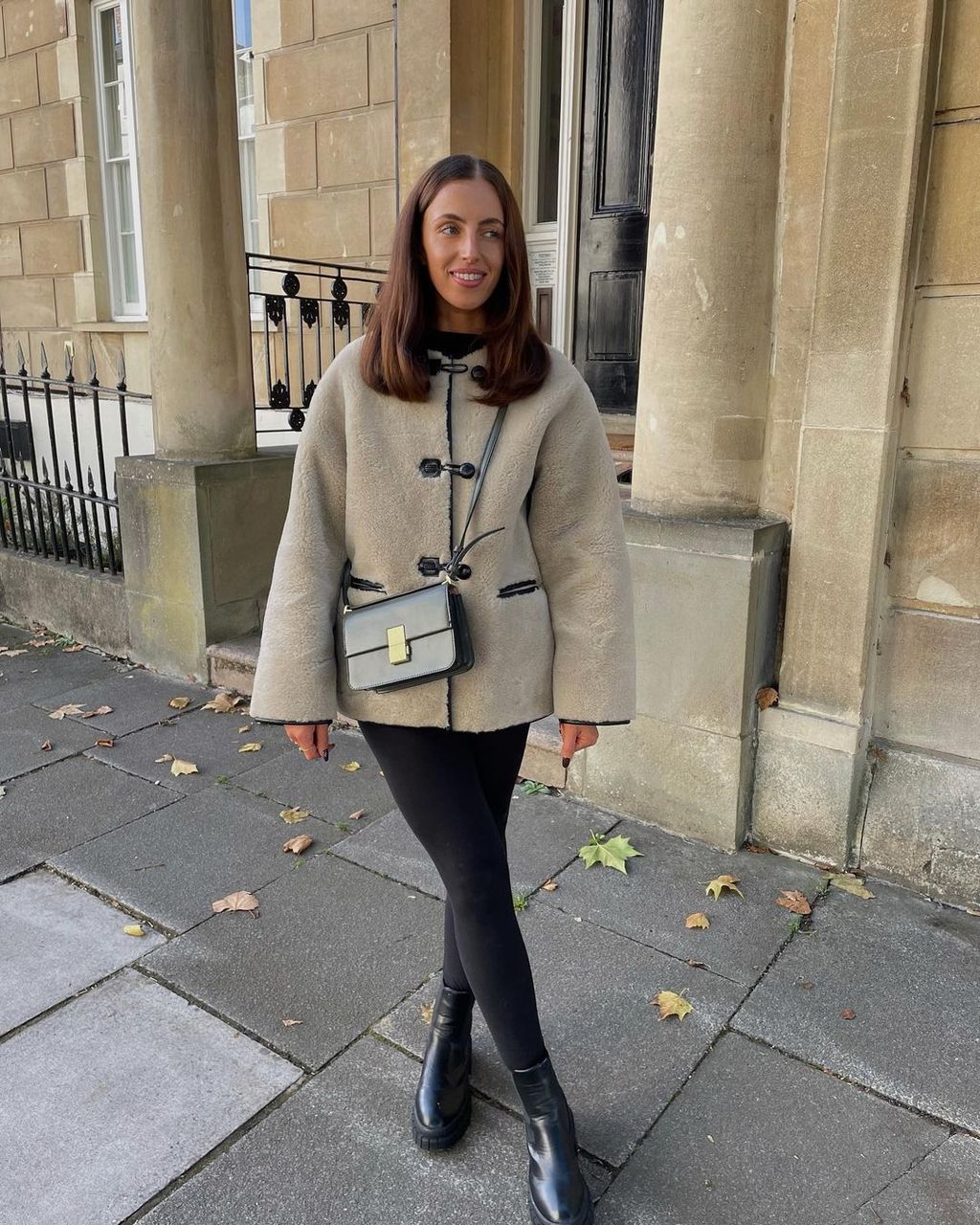 Mango's Sell-Out Faux-Shearling Jacket Is Back In Stock | Who What Wear