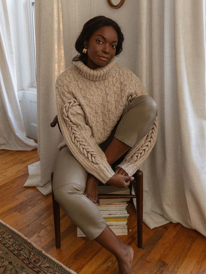 9 White-Turtleneck Outfits That Will Always Look Chic | Who What Wear