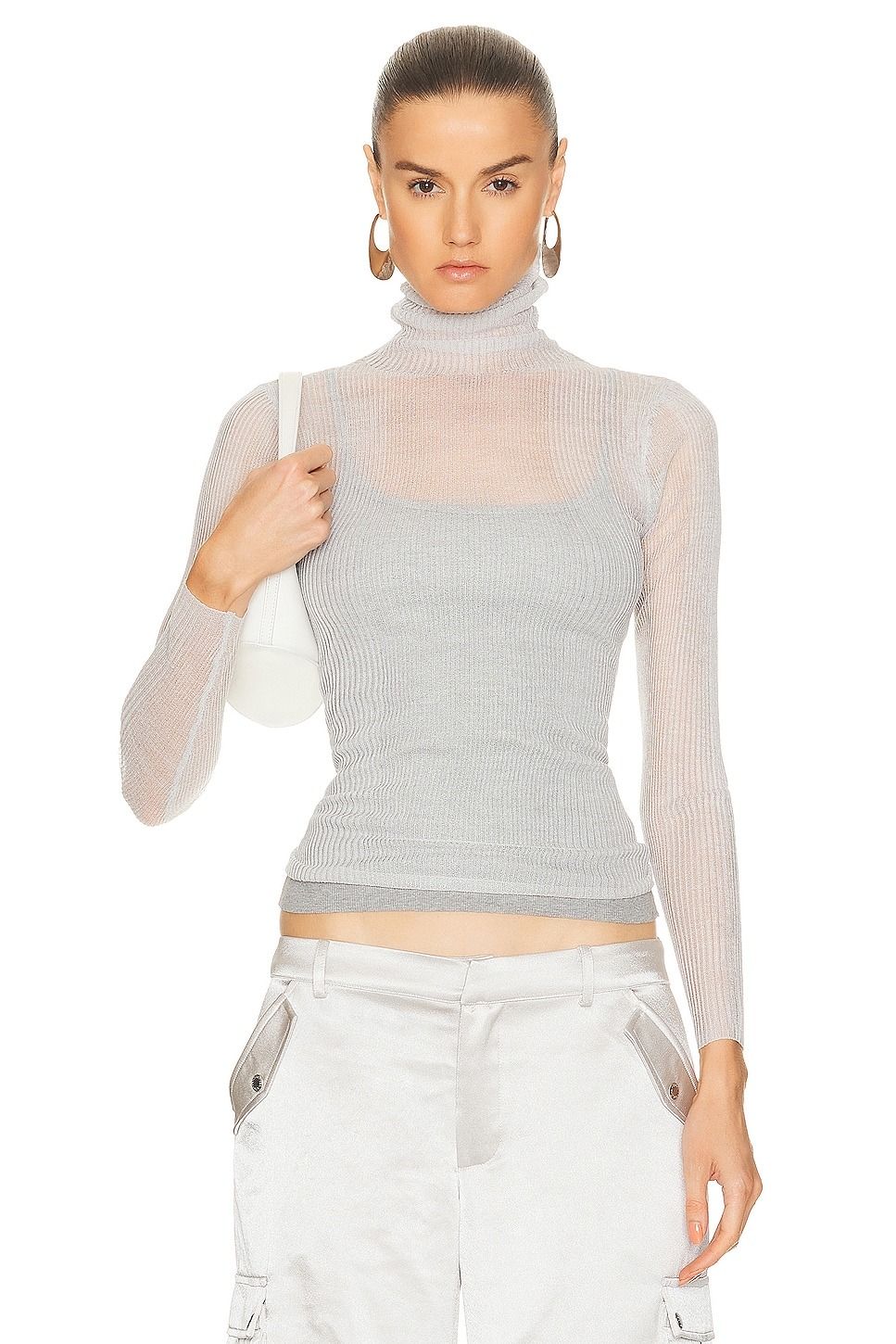 9 White-Turtleneck Outfits That Will Always Look Chic | Who What Wear