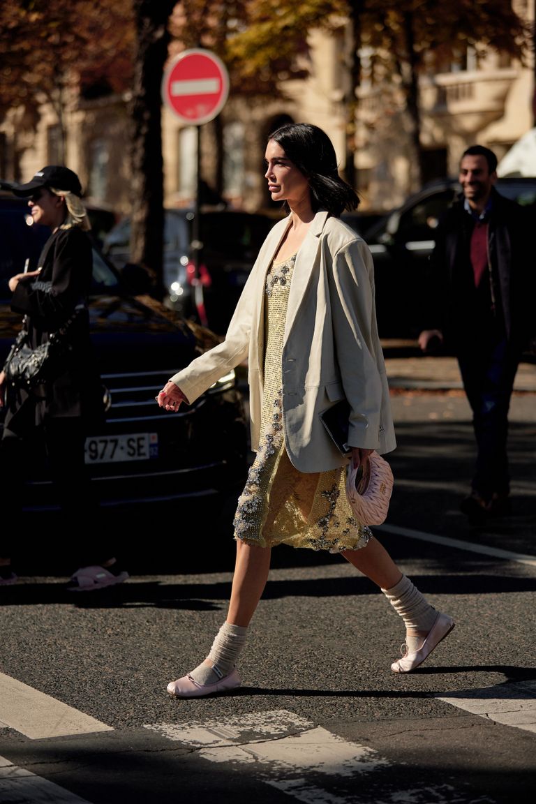 The Miu Miu Ballet Flats on Every It Girl's Wish List | Who What Wear