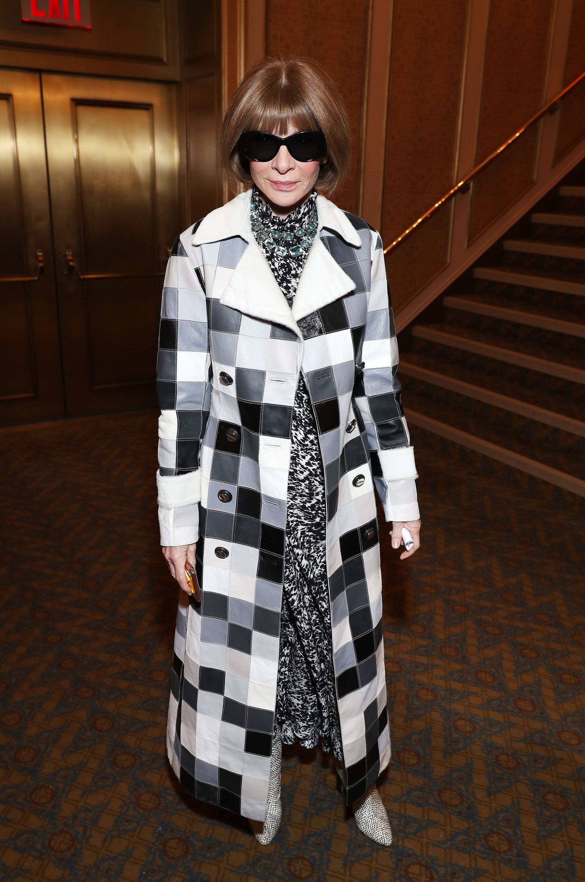 Anna Wintour Broke a Major Fashion Rule With Clashing Prints | Who What ...