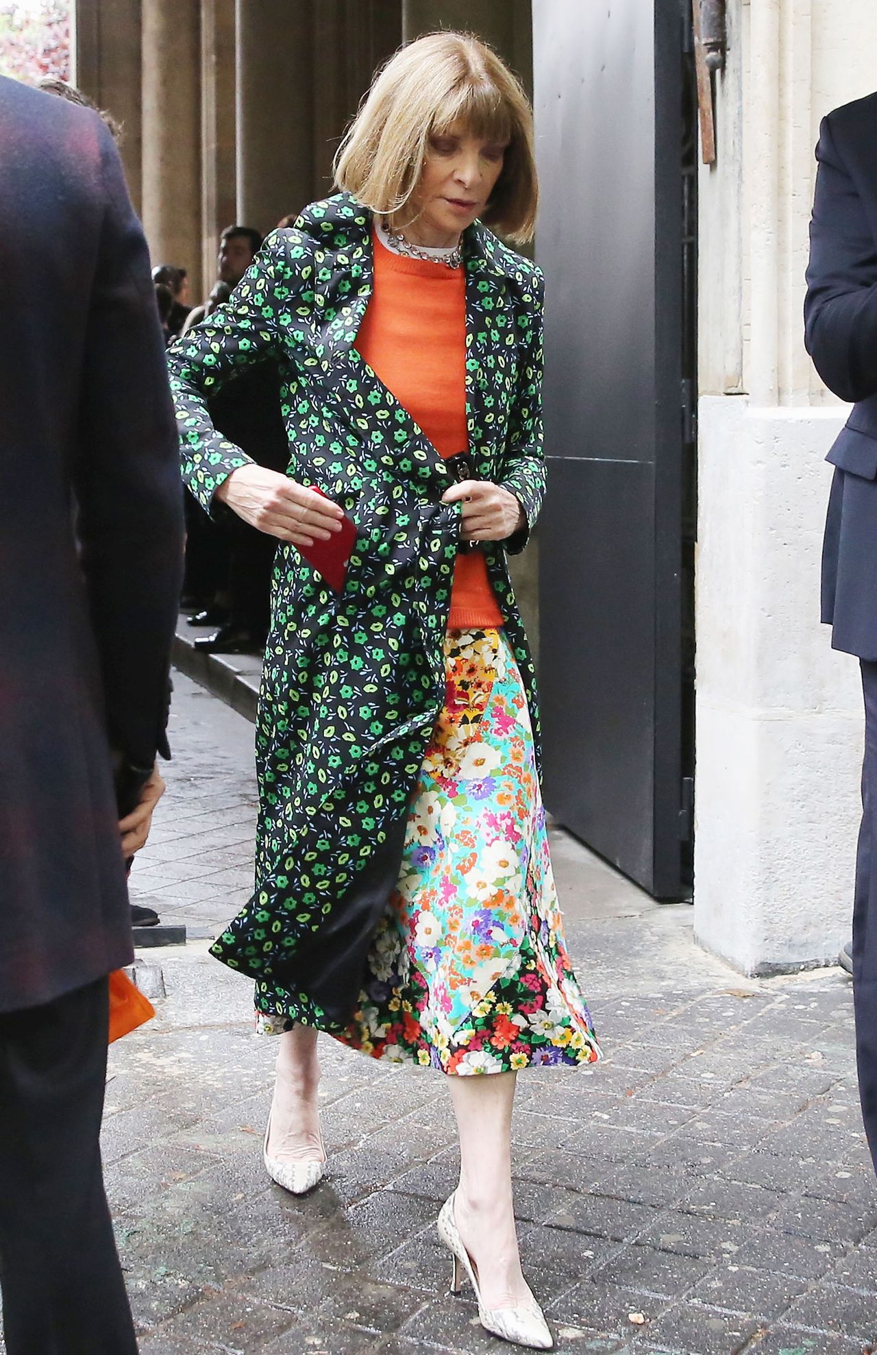 Anna Wintour Broke a Major Fashion Rule With Clashing Prints | Who What ...