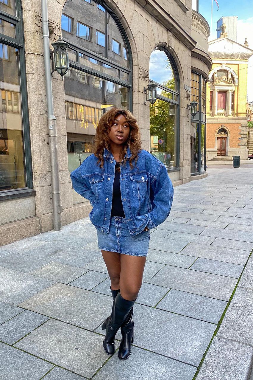 10 Cool Denim-Jacket Outfits That Prove the Staple Is Back | Who What Wear