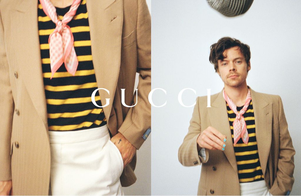 See Every Look From Harry Styles's New Gucci Campaign | Who What Wear