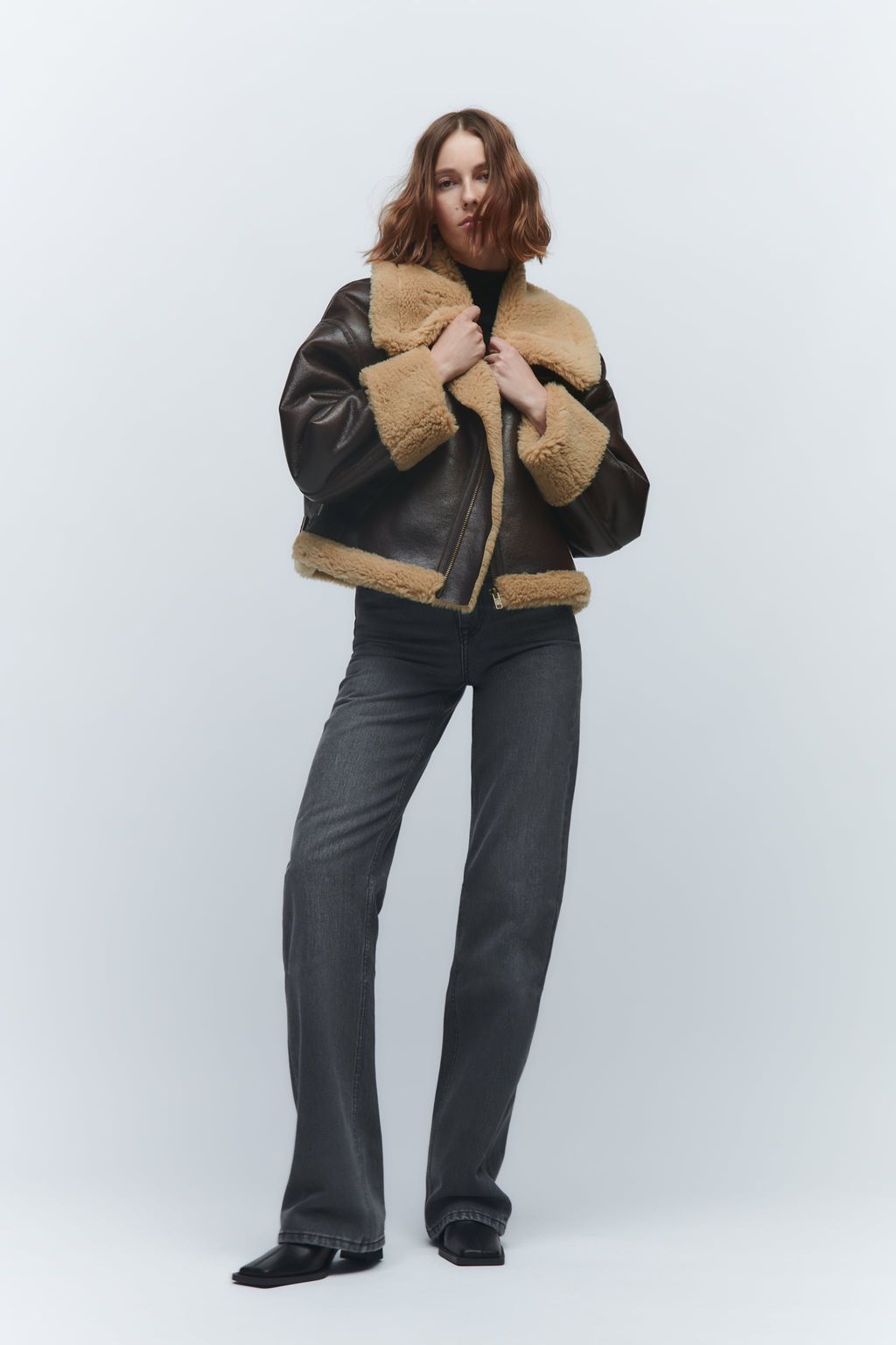 The Viral Zara Shearling Coat Is Now Back in Stock | Who What Wear