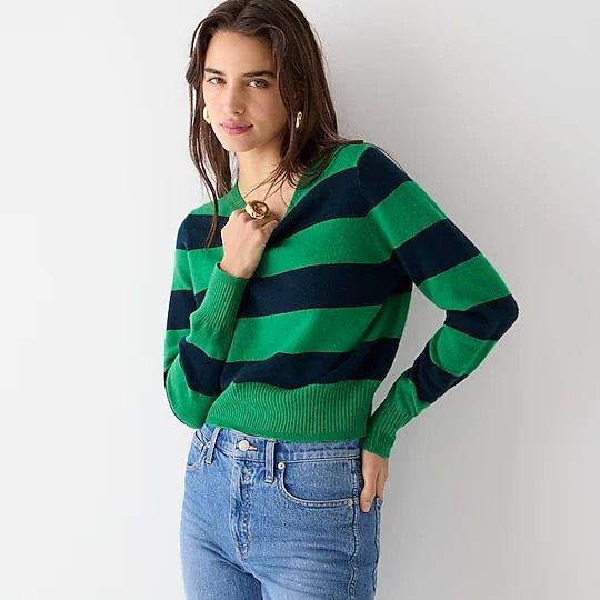 The Best Striped Sweaters Fashion People Are Wearing Now | Who What Wear