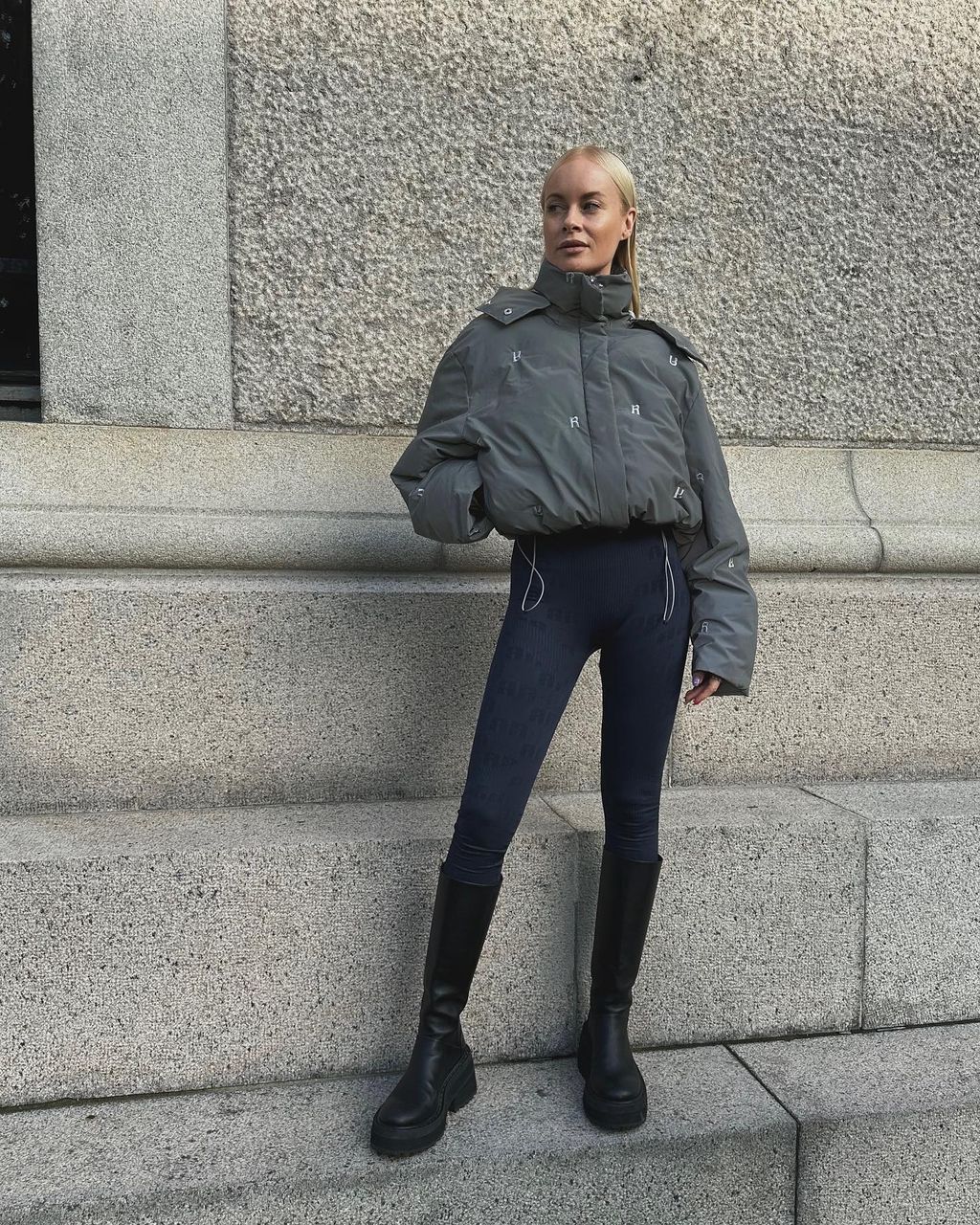 The Best Knee-High Boots to Wear With Simple Leggings | Who What Wear