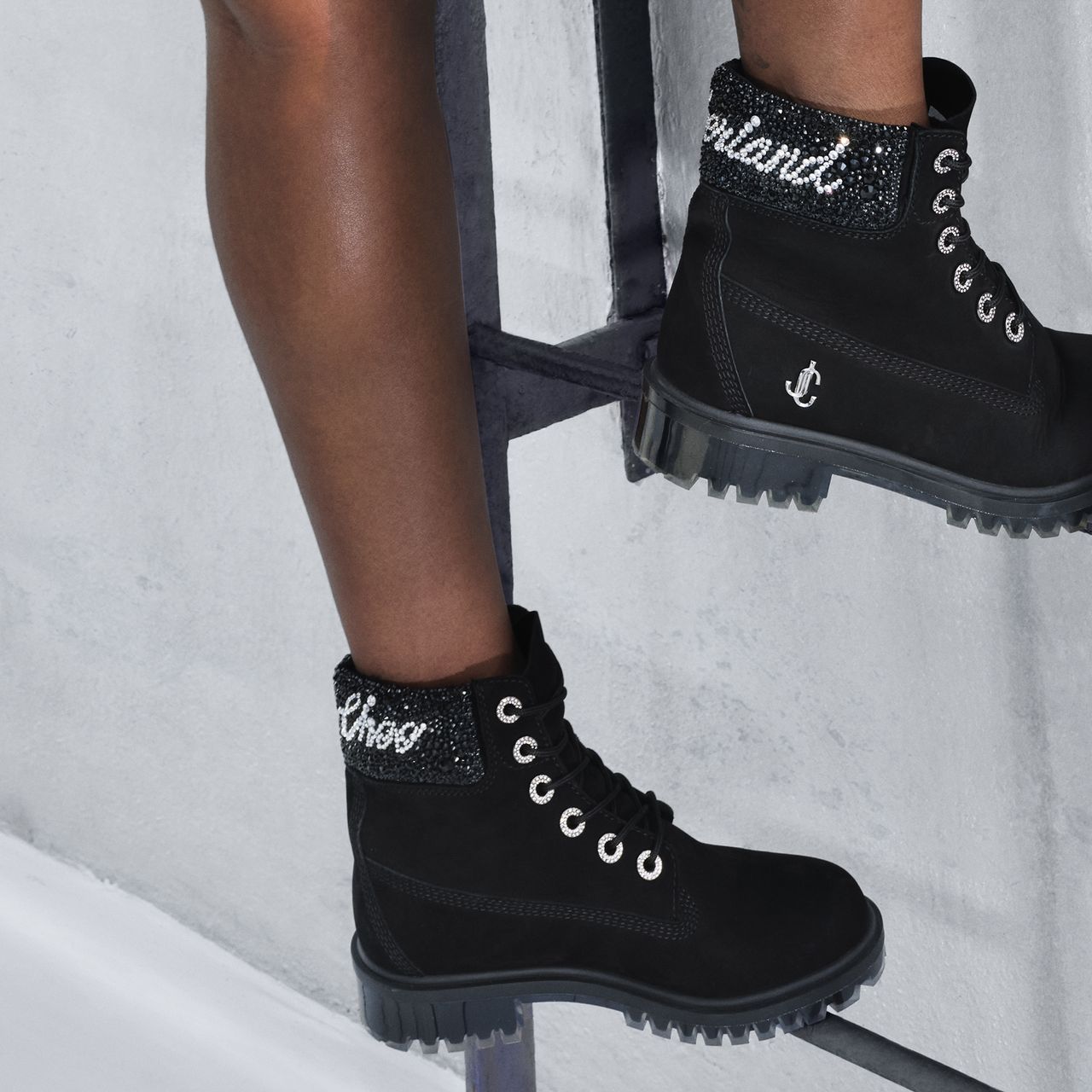 The New Jimmy Choo x Timberland Collaboration is So Glam | Who What Wear